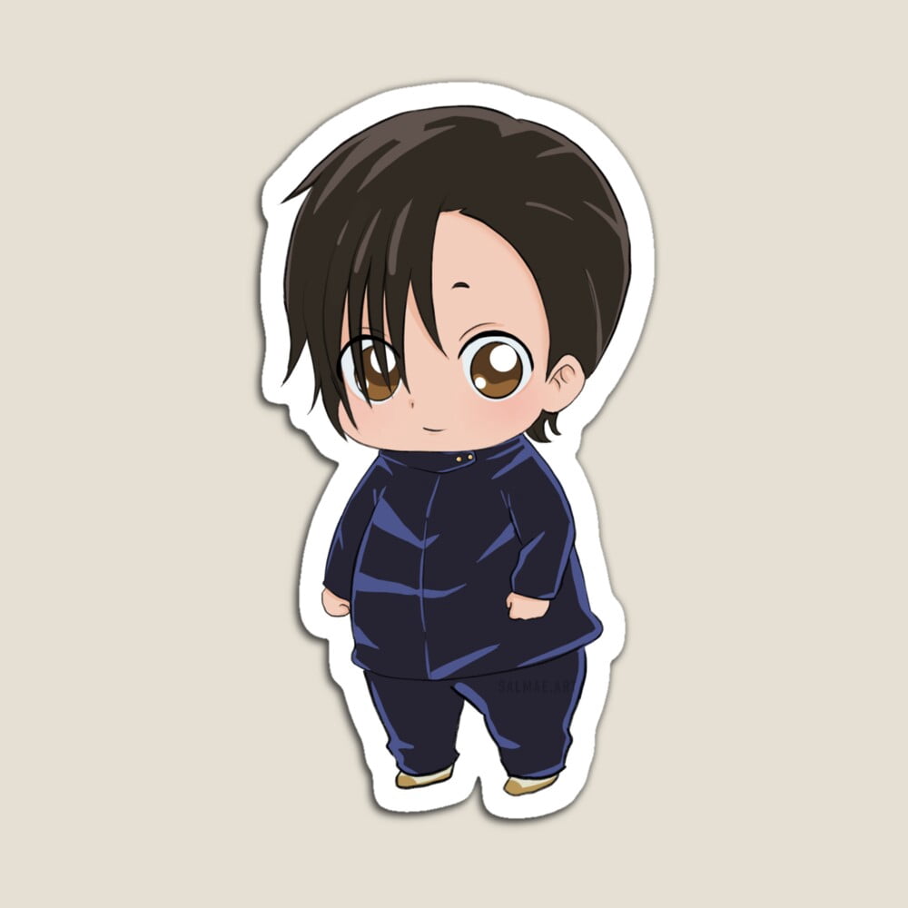 Kira Sticker With Junpei Yoshino In School Babysitters Style (Jjk ...