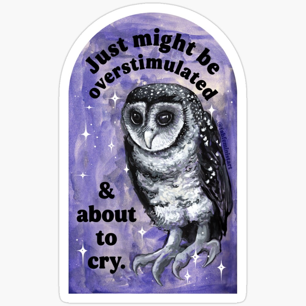 Kira Sticker - Just Might Be Overstimulated And About To Cry Gift For ...