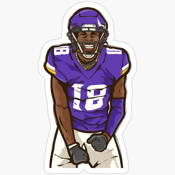 Kira Sticker - Justin Jefferson Celebration Sticker - Single, Trio, Or ...