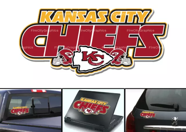 Kira Sticker With Kansas City Kansas City Football Team Decal Car Truck ...