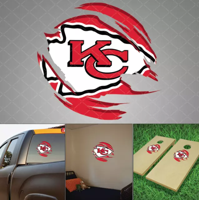 Kira Sticker With Kansas City Kansas City Football Team Distressed ...