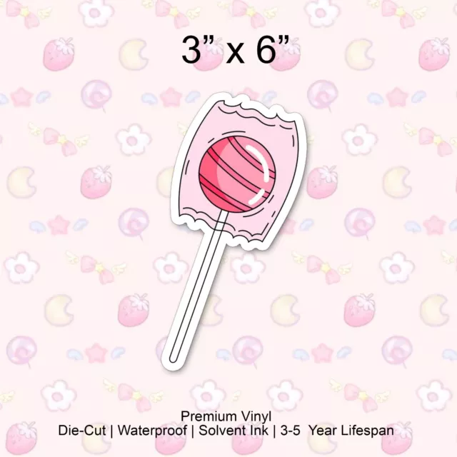 Kira Sticker With Kawaii Lollipop Vinyl Candy Anime Car Waterproof Cute ...