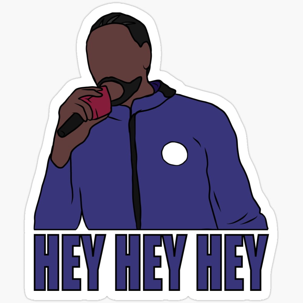Kira Sticker - Kawhi Leonard "Hey Hey Hey" Sticker - Single, Trio, Or ...