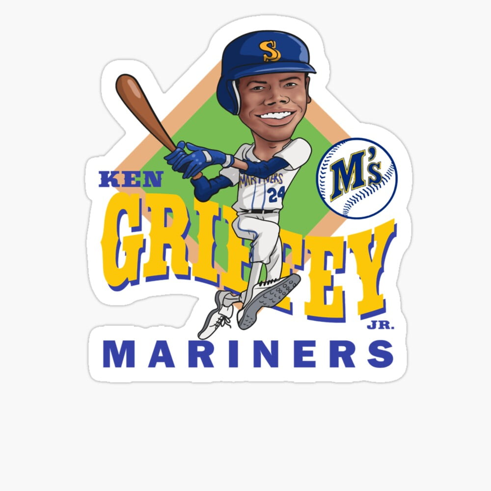 Kira Sticker - Ken Griffey Jr. - Phone Stickers, Waterproof Decals ...