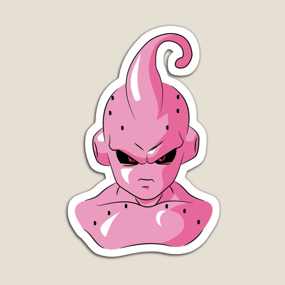 Kira Sticker With Kid Buu Dragon Ball Z Character Face T-Shirt ...