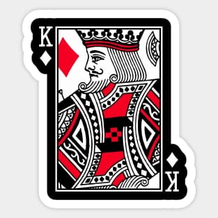 Kira Sticker With Be The King Of Diamonds Playing Card (Also Available ...