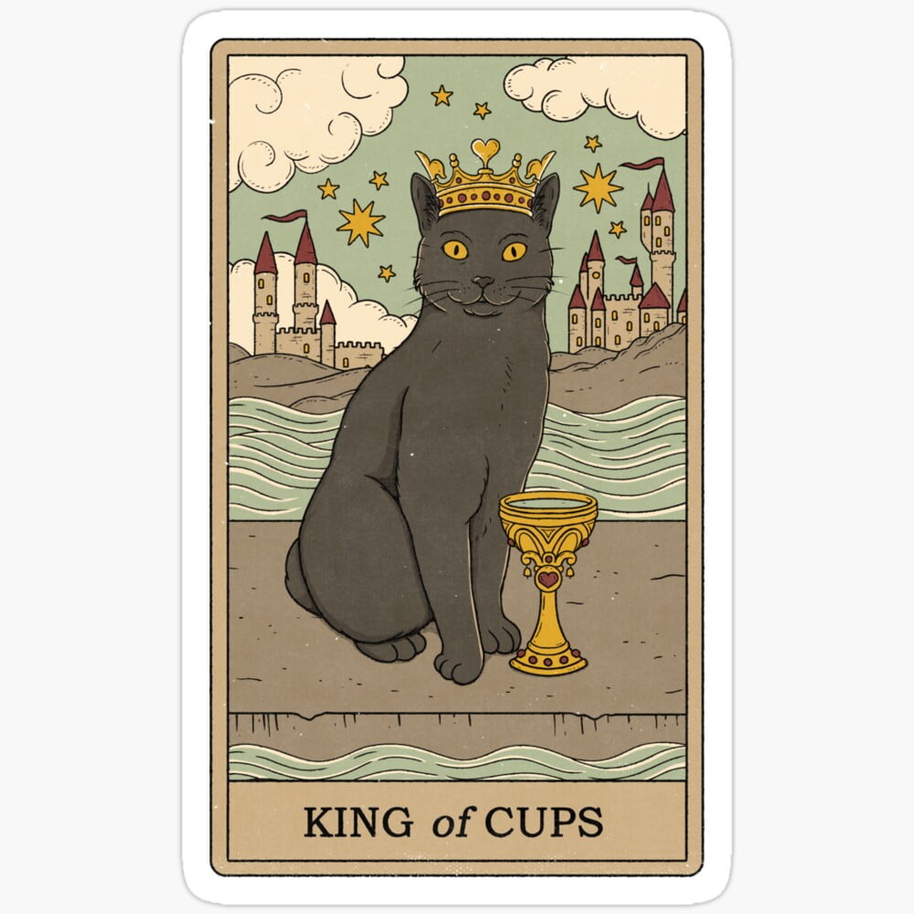 Kira Sticker - King Of Cups Perfect Sticker Gift For Everyone ...