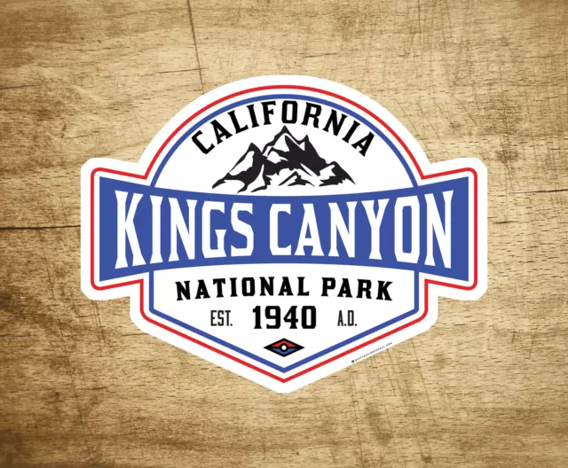 Kira Sticker With Kings Canyon National Park California Decal Mountains ...