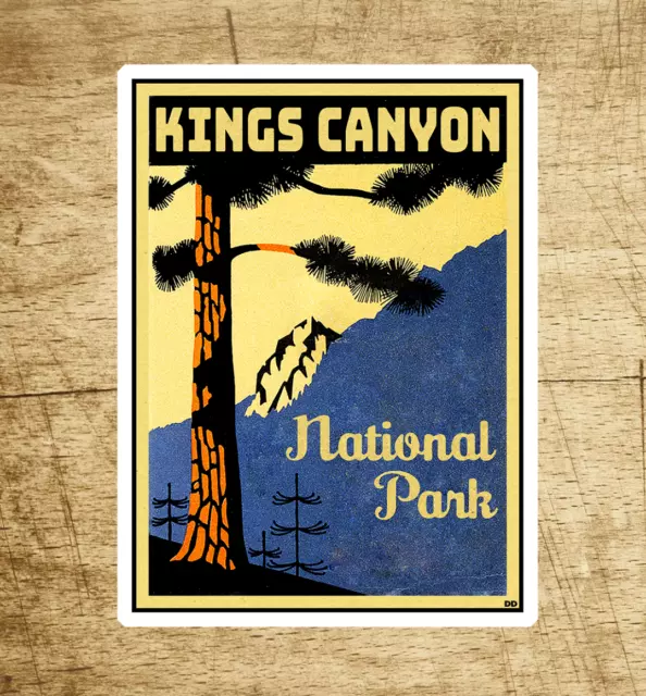 Kira Sticker With Kings Canyon National Park California Decal Mountains ...