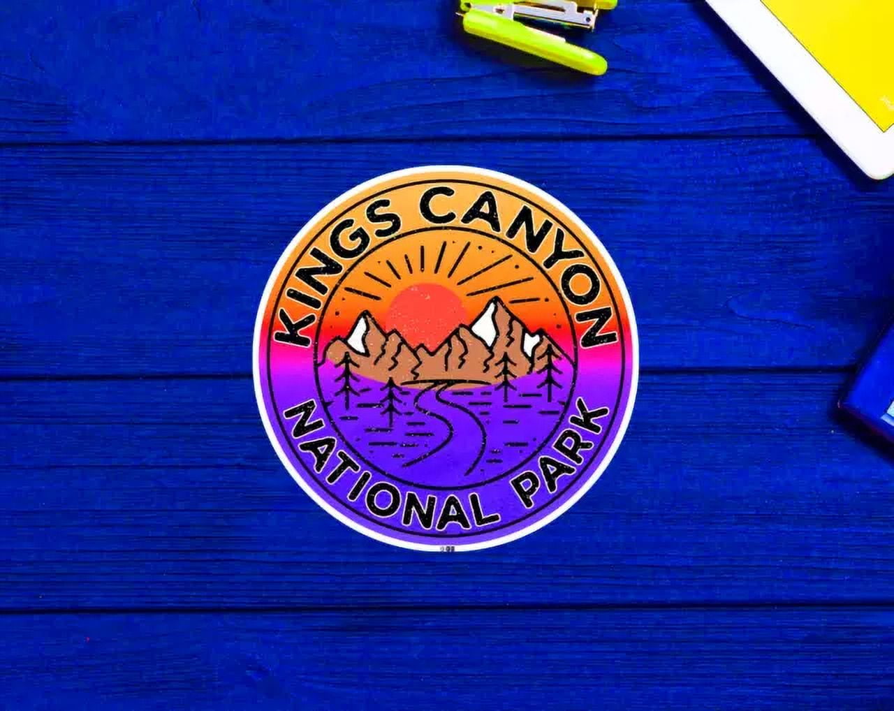 Kira Sticker With Kings Canyon National Park California Mountains ...