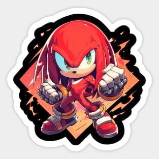 Kira Sticker With Knuckles Sticker & Gamer, Gaming, Shadow, Sonic ...