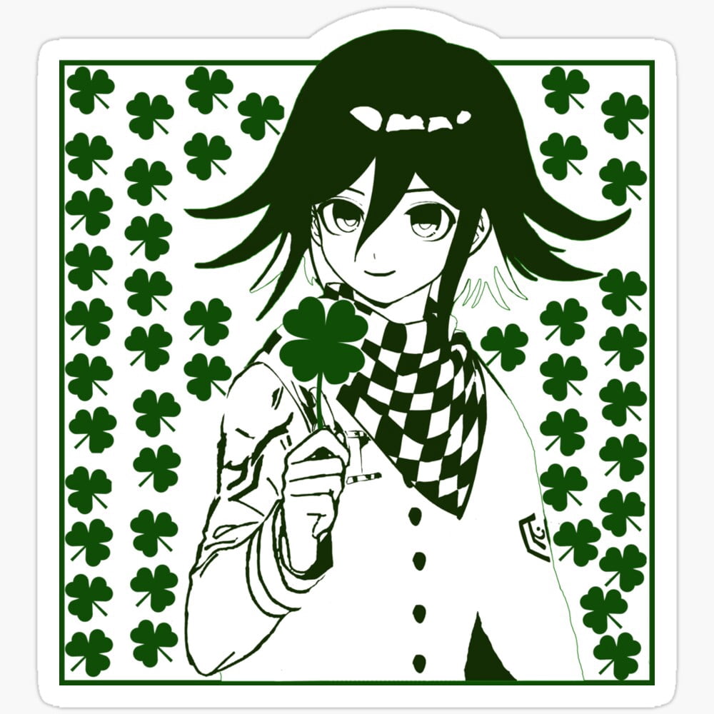 Kira Sticker - Kokochi Ouma Danganronpa St Patricks Day Shamrock Gift ...