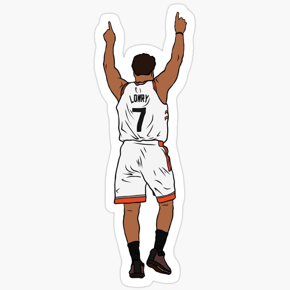 Kira Sticker - Kyle Lowry Pointing Up Sticker - Single, Trio, Or Squad ...