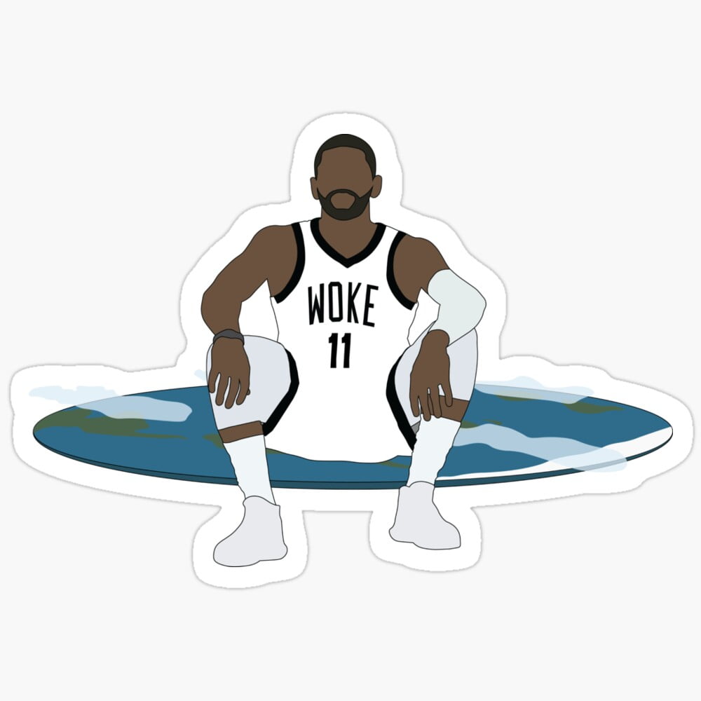 Kira Sticker - Kyrie Irving Is Woke (Nets) Sticker - Single, Trio, Or ...