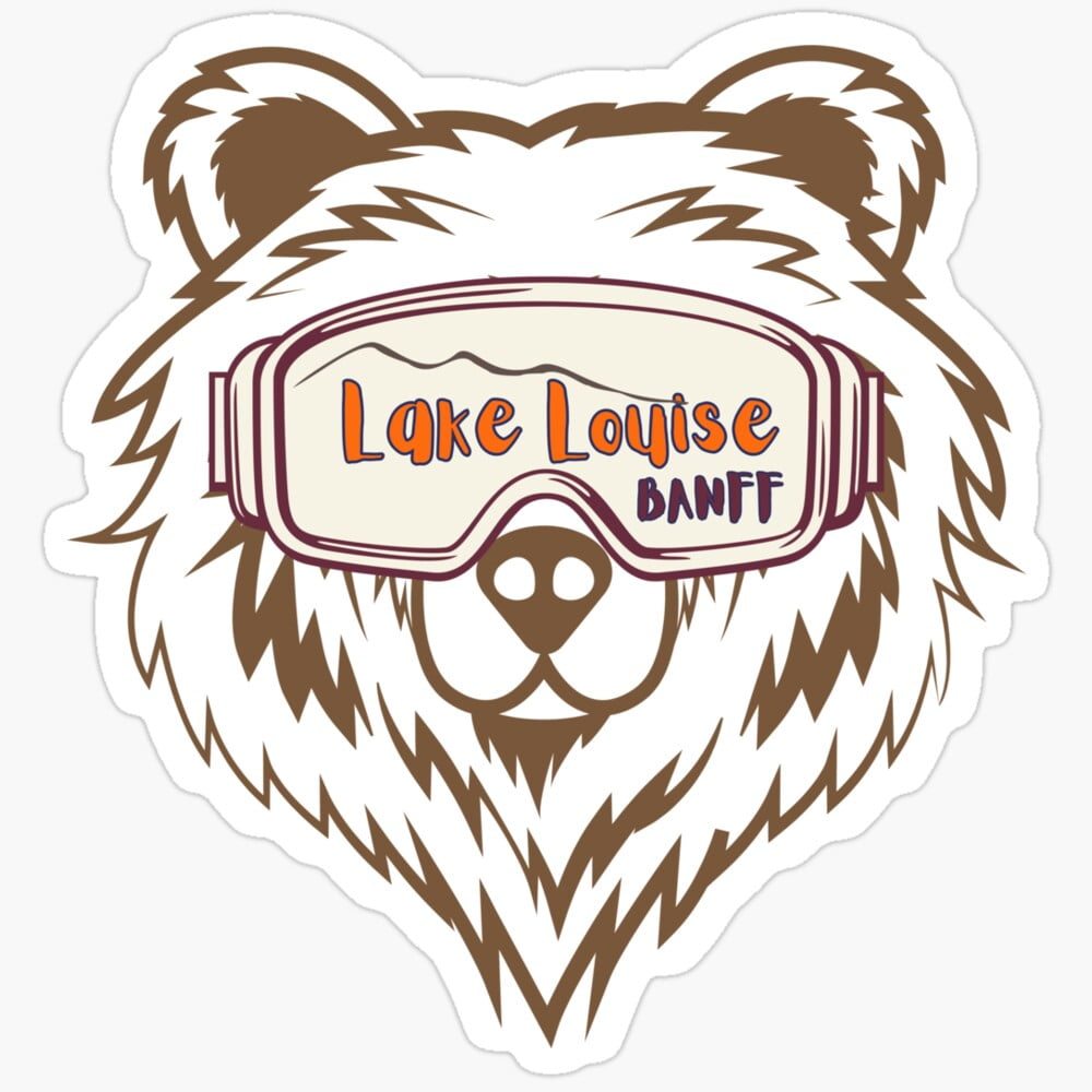 Kira Sticker - Lake Louise Ski - Banff - Canada Gift For You - Phone ...