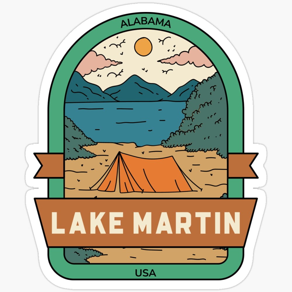 Kira Sticker - Lake Martin Alabama Gift For You - Phone Stickers ...