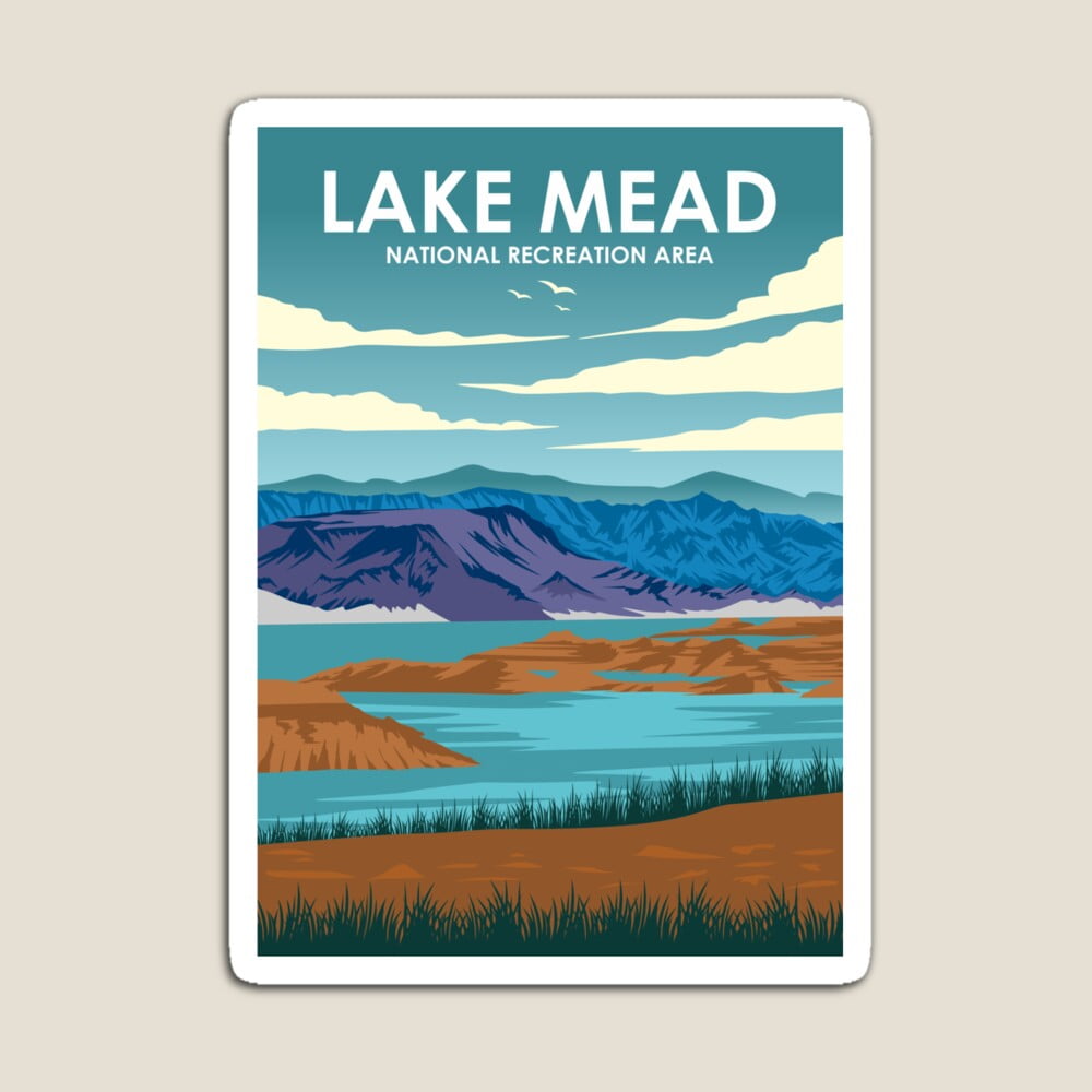 Kira Sticker With Lake Mead National Recreation Area Vintage Travel ...