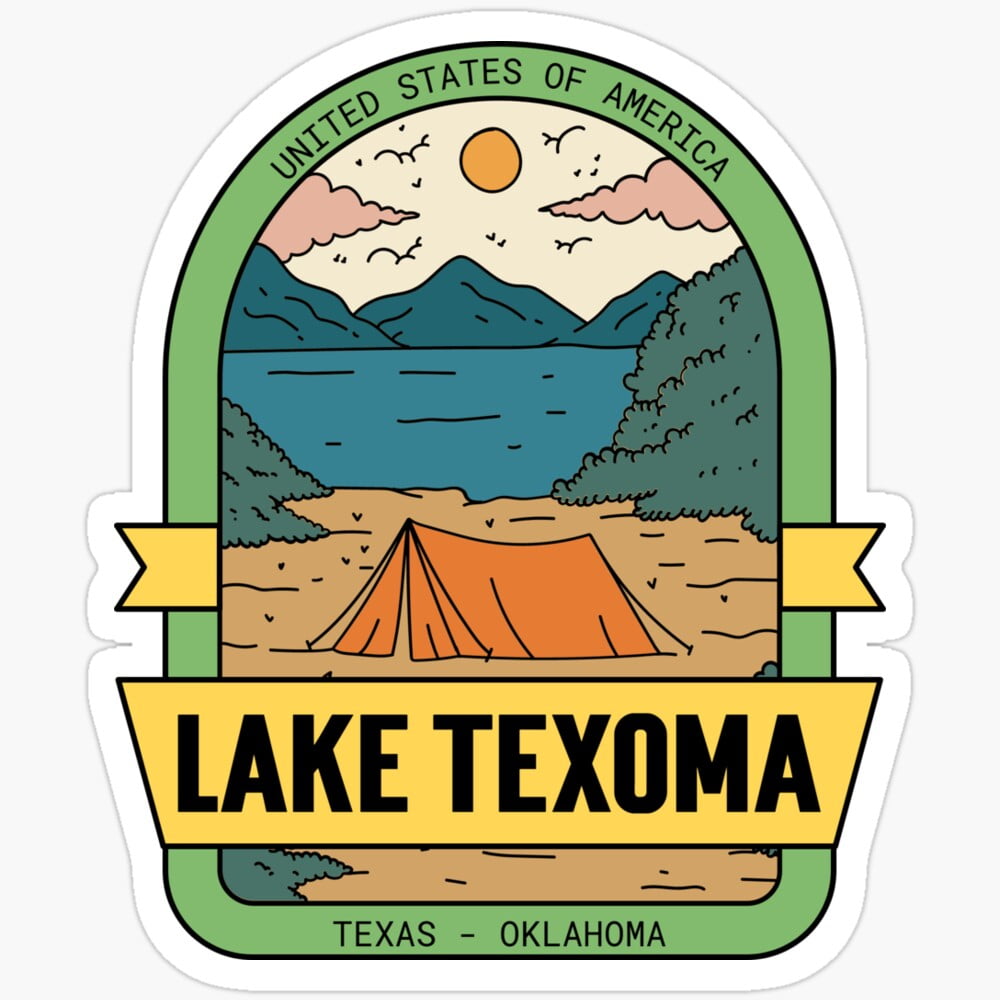 Kira Sticker - Lake Texoma Gift For You - Phone Stickers, Waterproof Decals Water Bottles, Hot ...
