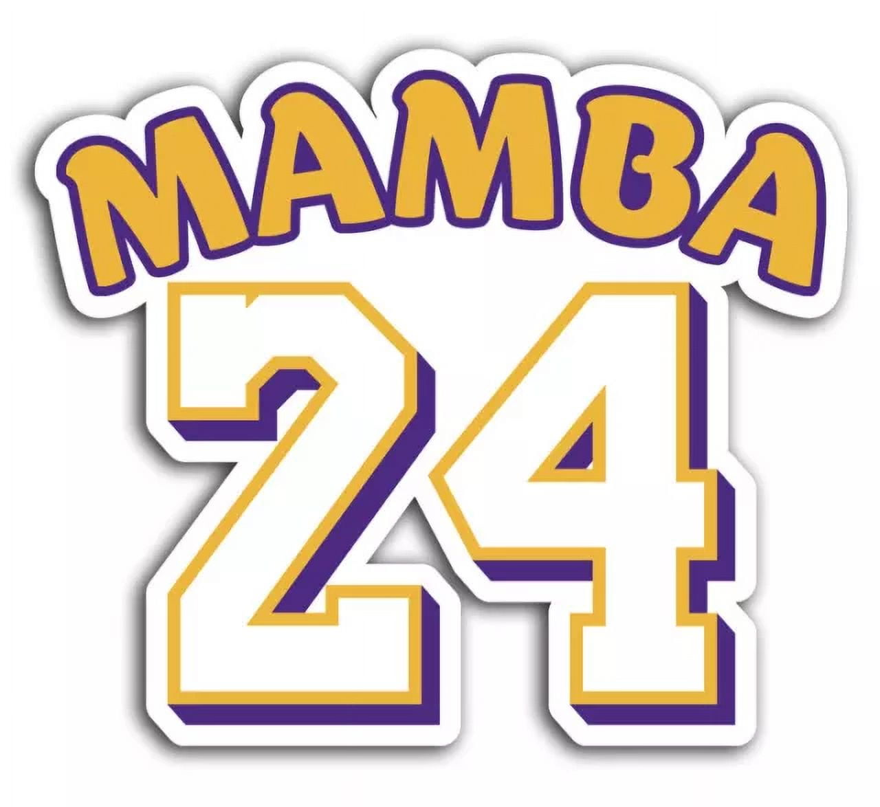 Kira Sticker With Lakers Kobe Mamba 24 Basketball Decals Truck Laptop Glass Pc Decorative Laptop ...