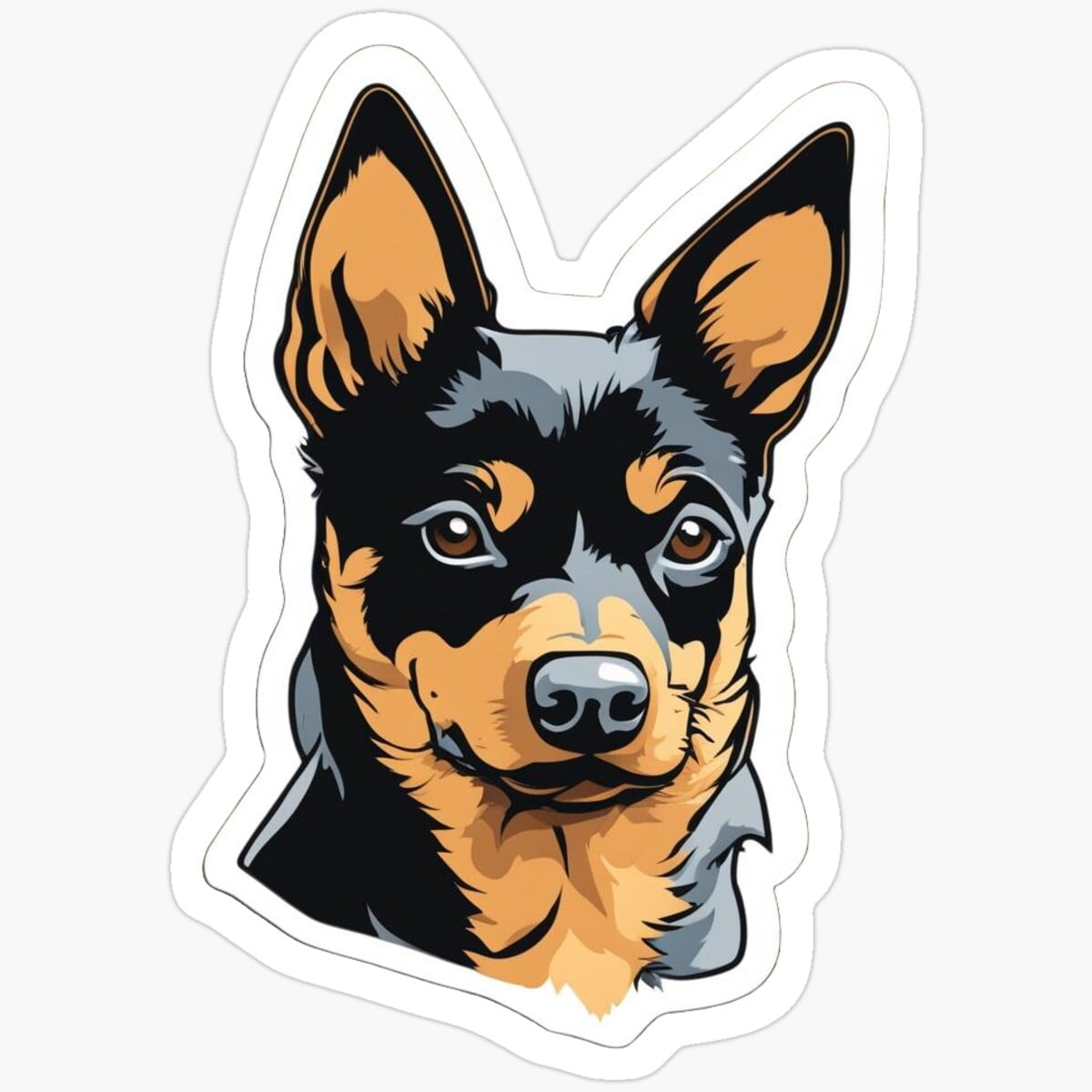Kira Sticker - Lancashire Heeler Sticker, Funny Waterproof Decal For ...