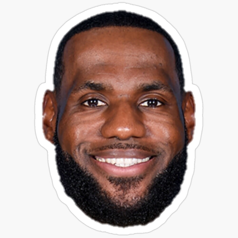 Kira Sticker - Lebron Face Gift For You - Phone Stickers, Waterproof ...