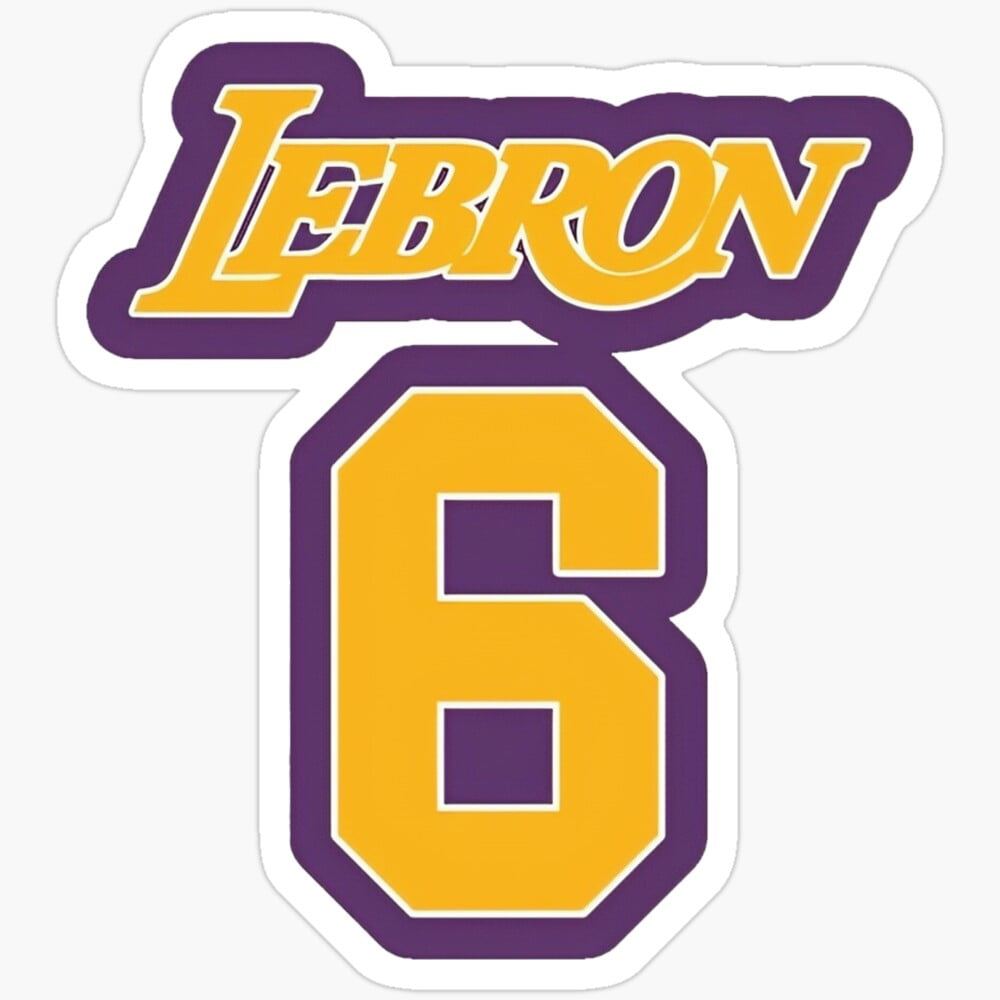 Kira Sticker - Lebron - Phone Stickers, Waterproof Decals Water Bottles ...