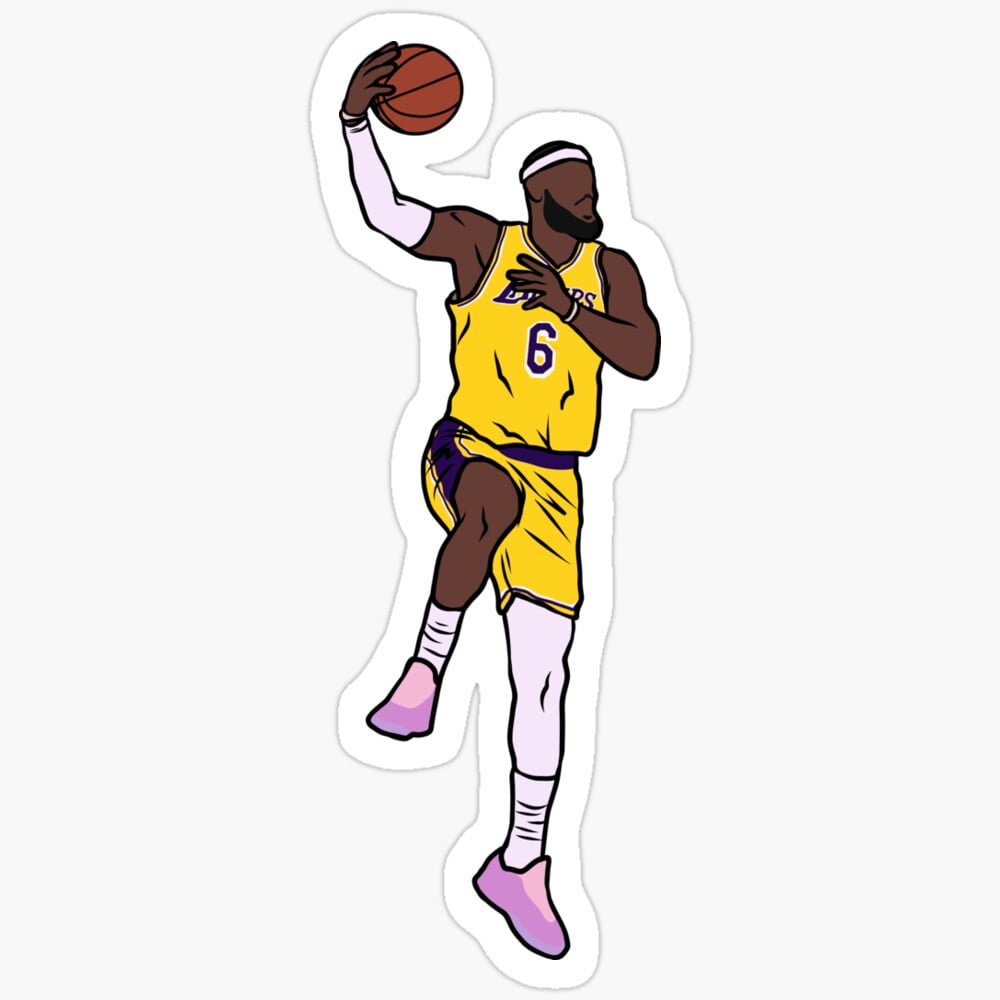 Kira Sticker - Lebron Skyhook Sticker - Single, Trio, Or Squad ...