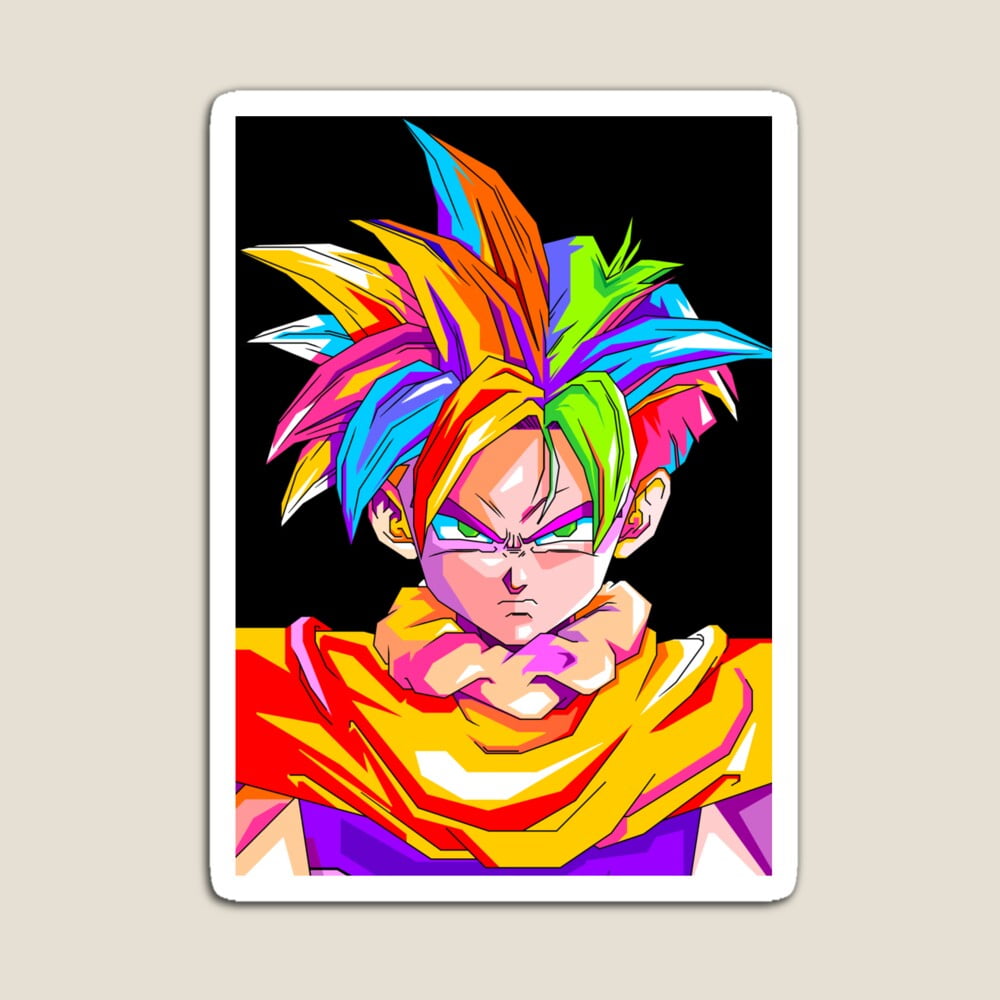 Kira Sticker With Legacy Unleashed: A Pop Art Tribute To Earth'S Saiyan ...