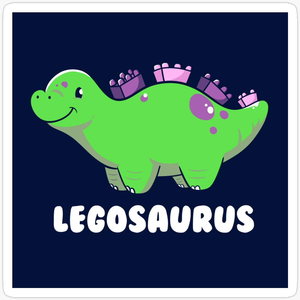 Kira Sticker - Legosaurus Dinosaur Kids Perfect Gift for everyone ...