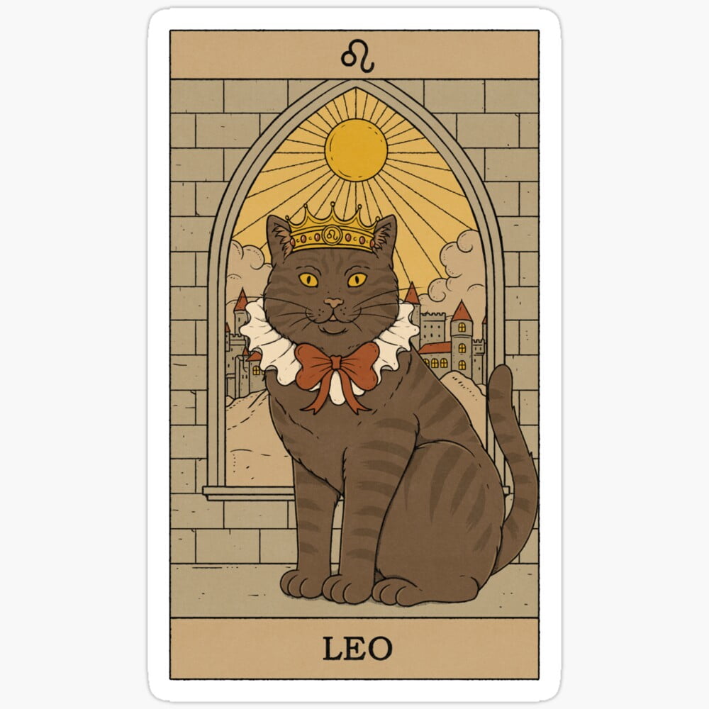Kira Sticker - Leo Cat Perfect Sticker Gift For Everyone ) - Walmart.com