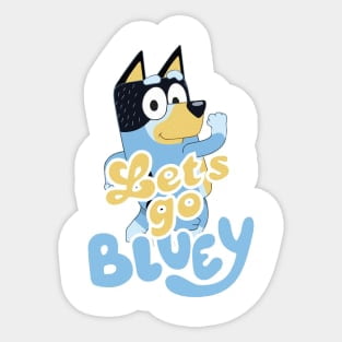 Kira Sticker With Lets Go Bluey S For Kids, Bluey S Party Favors ...