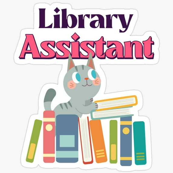 Kira Sticker - Library Assistant Cat Gift For You - Phone Stickers ...