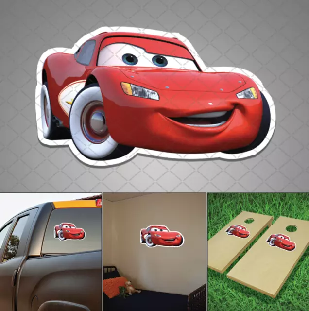 Kira Sticker With Lightning Mcqueen Cars Decal For Windows Wall Car ...