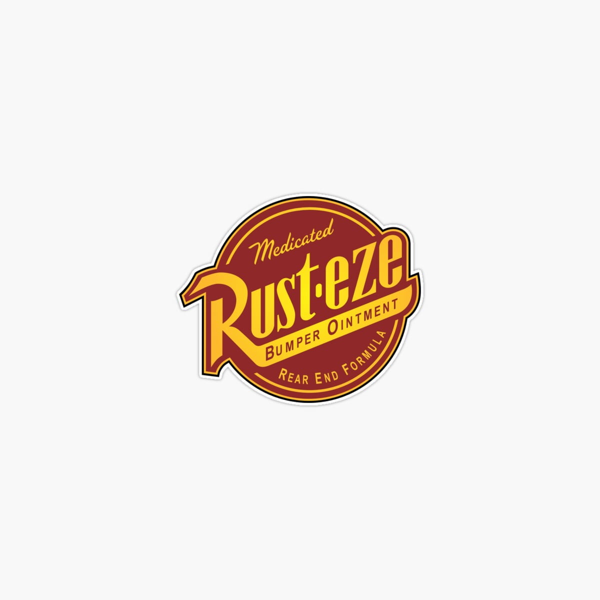 Kira Sticker - Lightning Mcqueen Rust-Eze, Funny Birthday GiftPerfect ...