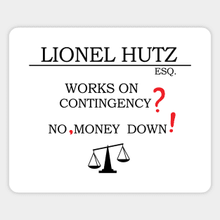 Kira Sticker With Lionel Hutz : Works On Contingency? No, Money Down ...
