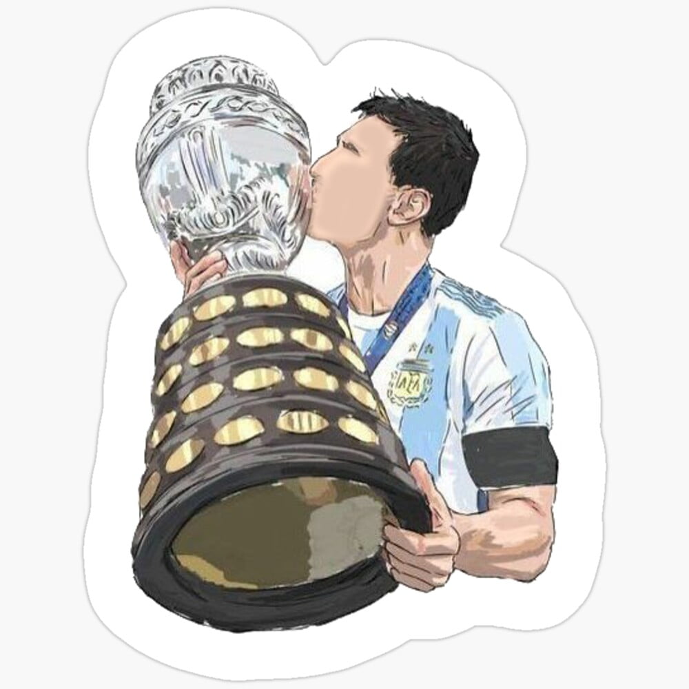 Kira Sticker - Lionel Messi Argentina Copa 2019 Sticker - Walmart.com