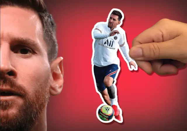 Kira Sticker With Lionel Messi Decal Psg Vinyl Soccer For Car Truck ...