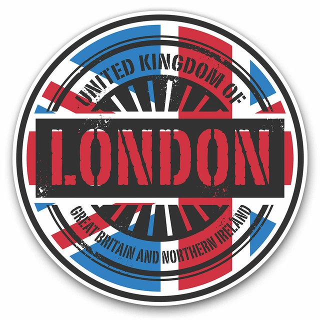Kira Sticker With London England Uk Union Jack Flag Cool Gift ...