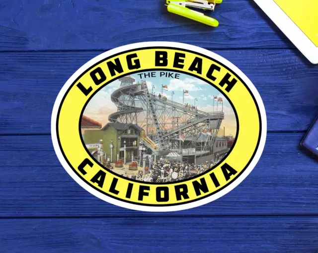 Kira Sticker With Long Beach California Decal The Pike Ca Decorative ...