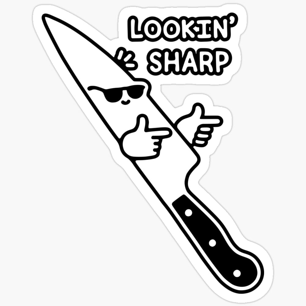 Kira Sticker - Lookin' Sharp Sticker - Walmart.com