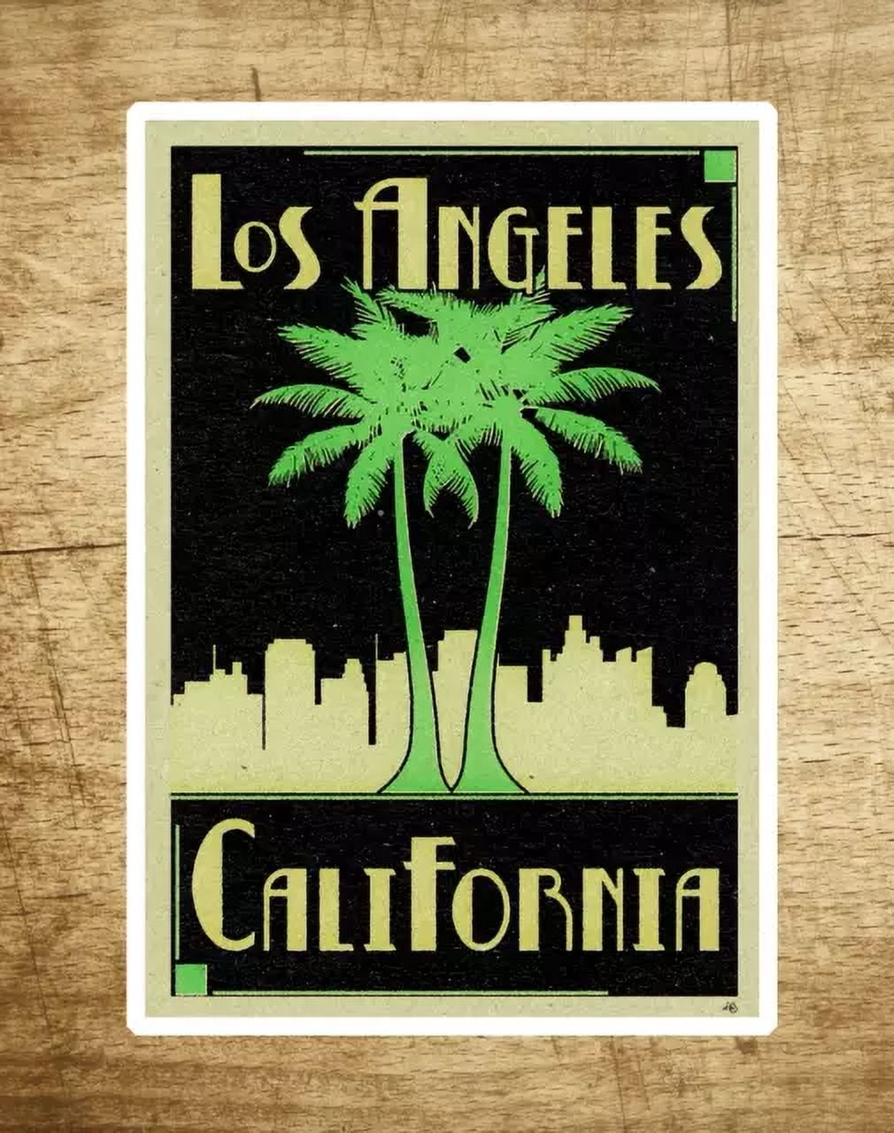 Kira Sticker With Los Angeles Decal Art Deco Vintage Style New La ...