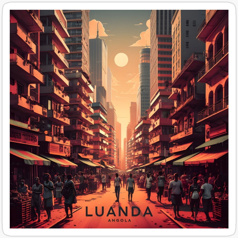 Kira Sticker - Luanda,Angola Gift For You - Phone Stickers, Waterproof Decals Water Bottles, Hot ...