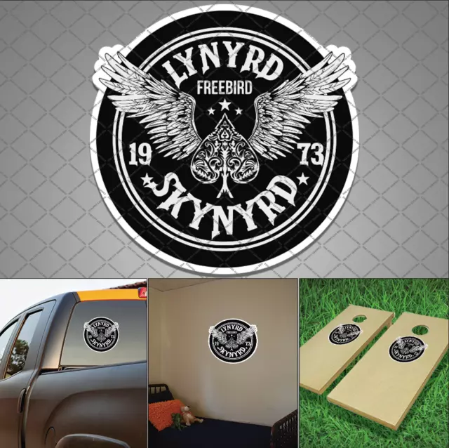 Kira Sticker With Lynard Skynard Emblem For Car Wall Window Ls4 ...