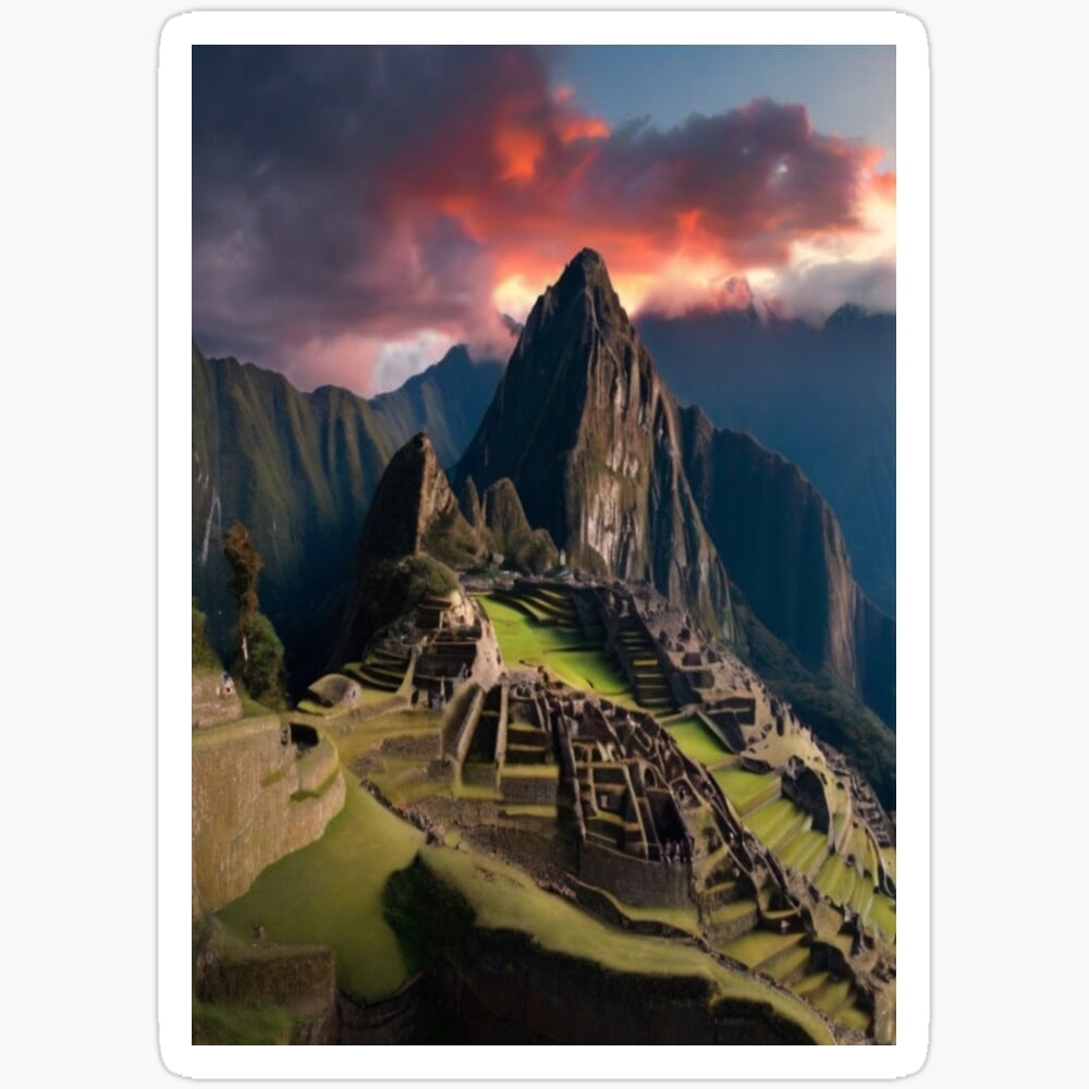 Kira Sticker - Machu Pichu Poster Gift For You - Phone Stickers ...