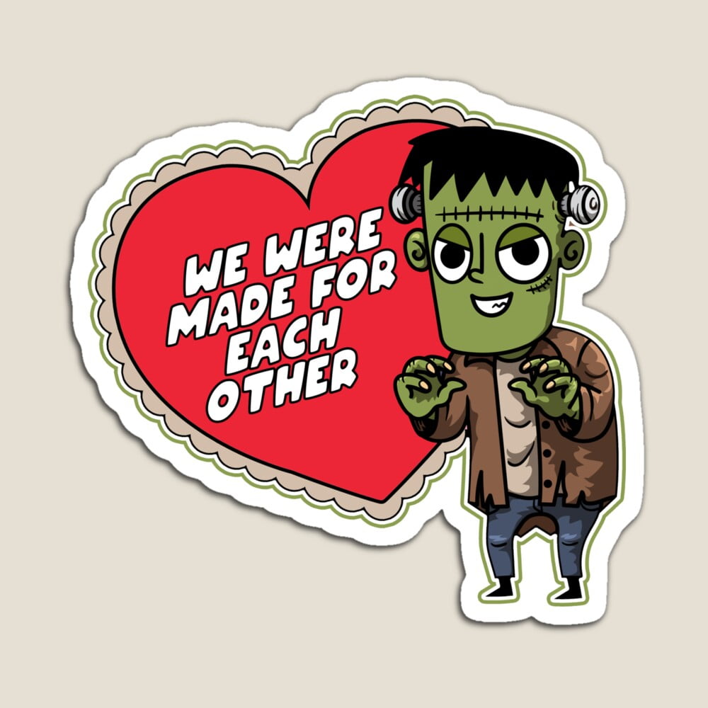 Kira Sticker With Made For Each Other Valentine Sticker Decorative ...