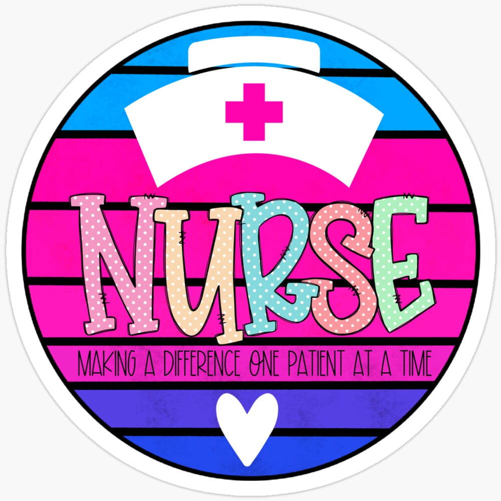 Kira Sticker - Making A Difference One Patient At A Time Cute Rn Funny ...