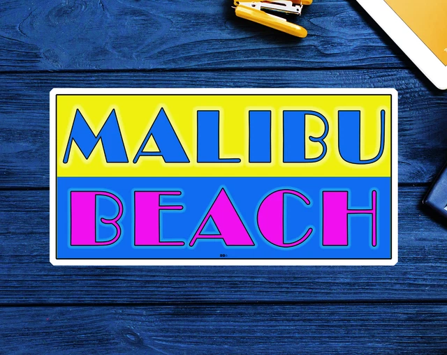 Kira Sticker With Malibu Beach California Decal 'S Groovy Decorative ...