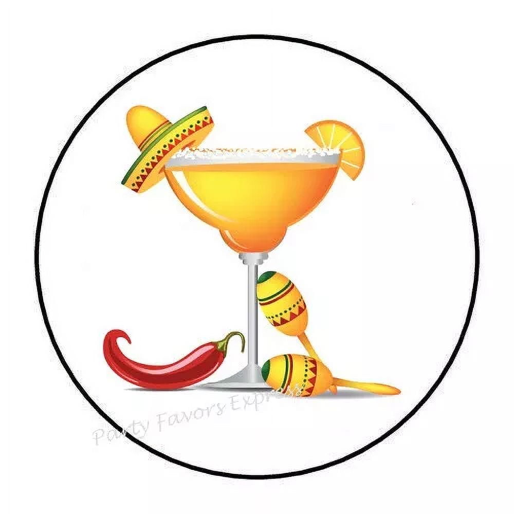 Kira Sticker With Margarita Fiesta Cinco De Mayo Party1.5" Decorative ...
