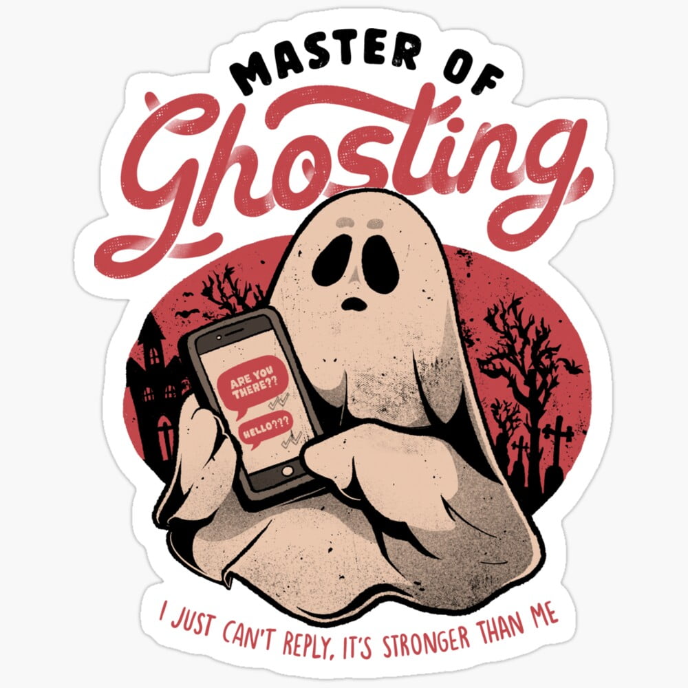 Kira Sticker With Master Of Ghosting - Cute Creepy Cute Sarcasm Dark ...