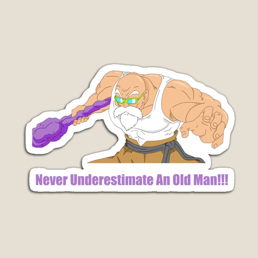 Kira Sticker With Master Roshi Inspired By Dragonball Super Decorative ...
